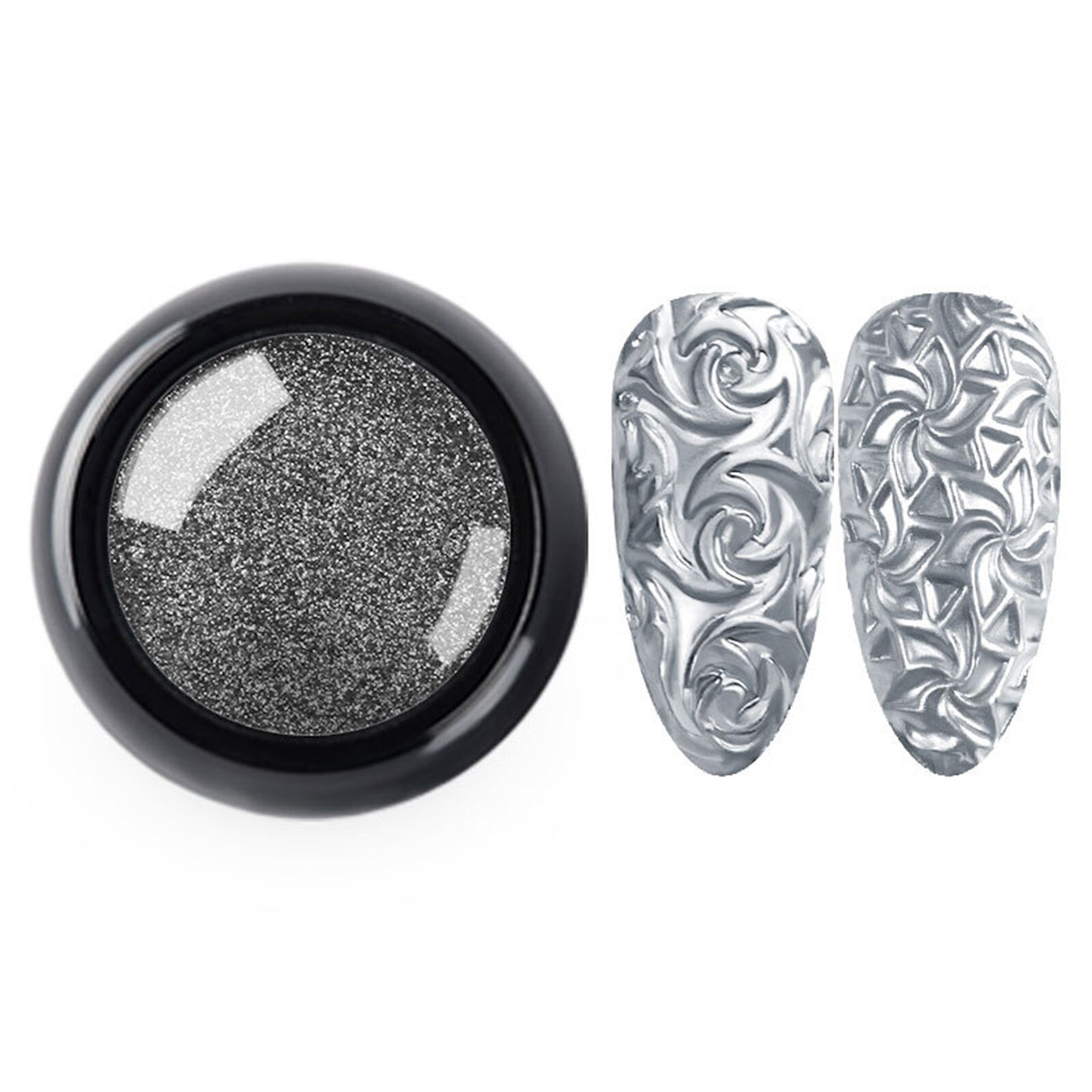 Порошок для ногтей Nail Art Printing Powder Nail Glitter Powders Nail Art Chrome Pigment для 3D DIY Nail Art Design Decoration, цвет 01#/02#/03#/04#/05#/06#/07#/08#/09# (выбор), количество 1 бутылка, размер упаковки 3*3*2cm/1.2*1.2*0.8in, вес упаковки