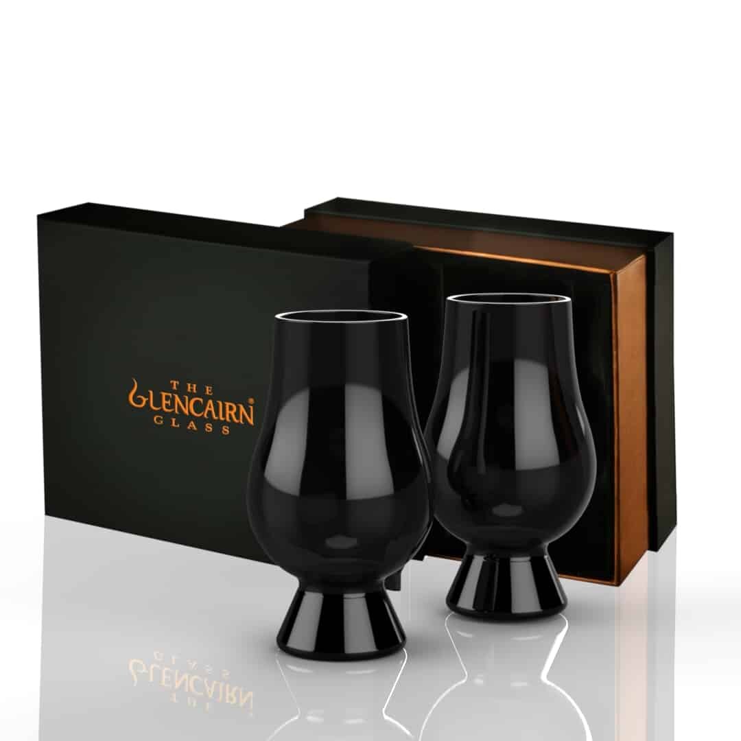 Набор из 2 бокалов для крепких напитков Glencairn Black Premium Gift 200 мл.