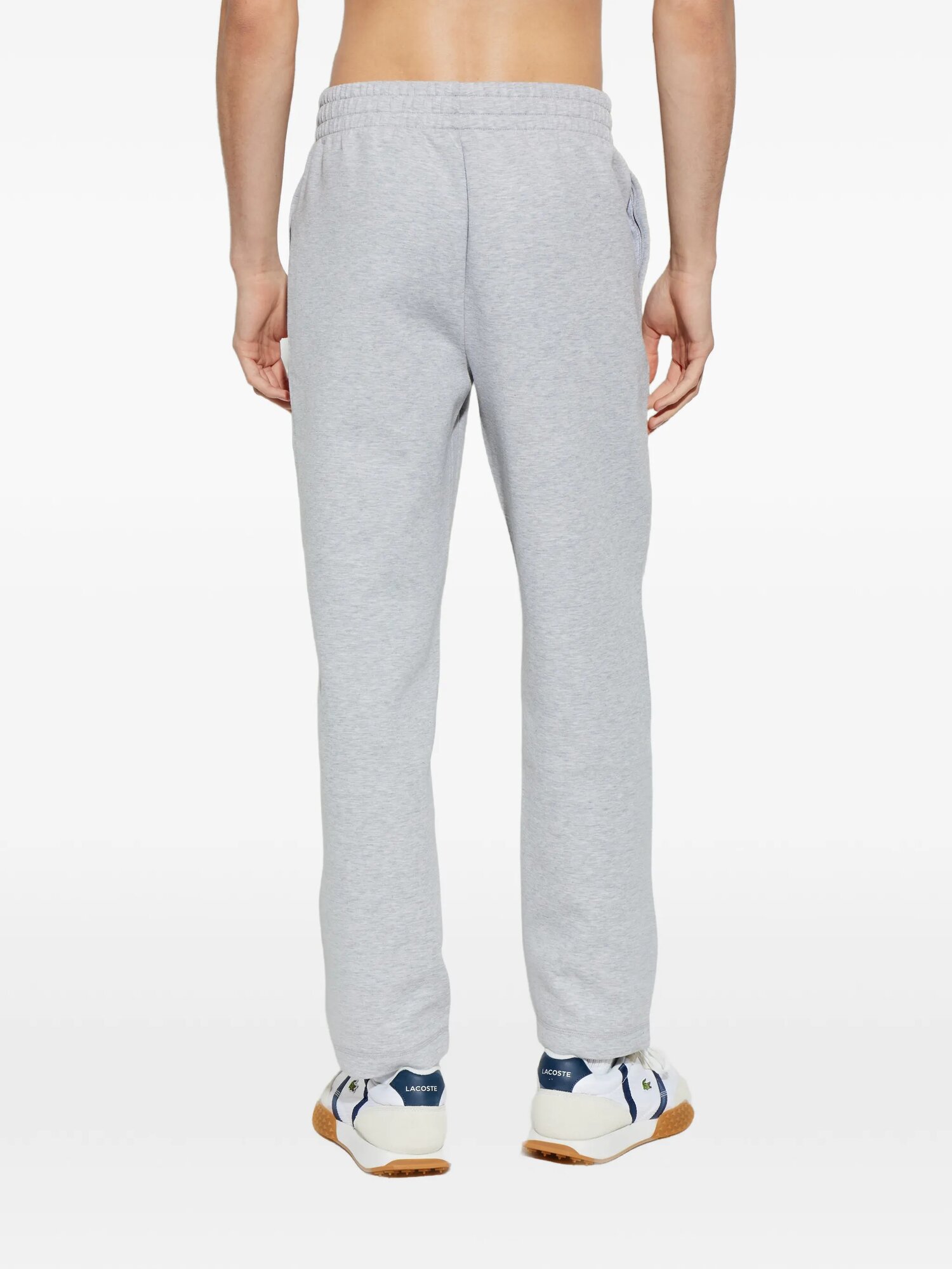 Брюки LACOSTE Logo trousers, размер 48 EU, серый — фото 1