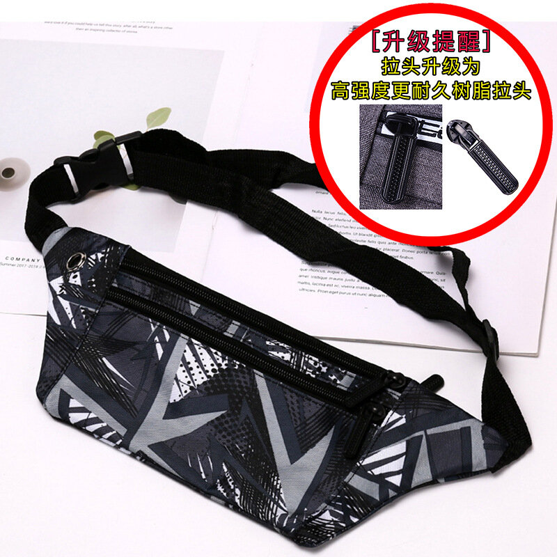 Оптовая продажа от производителя: облегающая поясная сумка, камуфляжная, клетчатая, однотонная, простой кошелек, спортивный невидимый легкий портативный кошелек для монет.