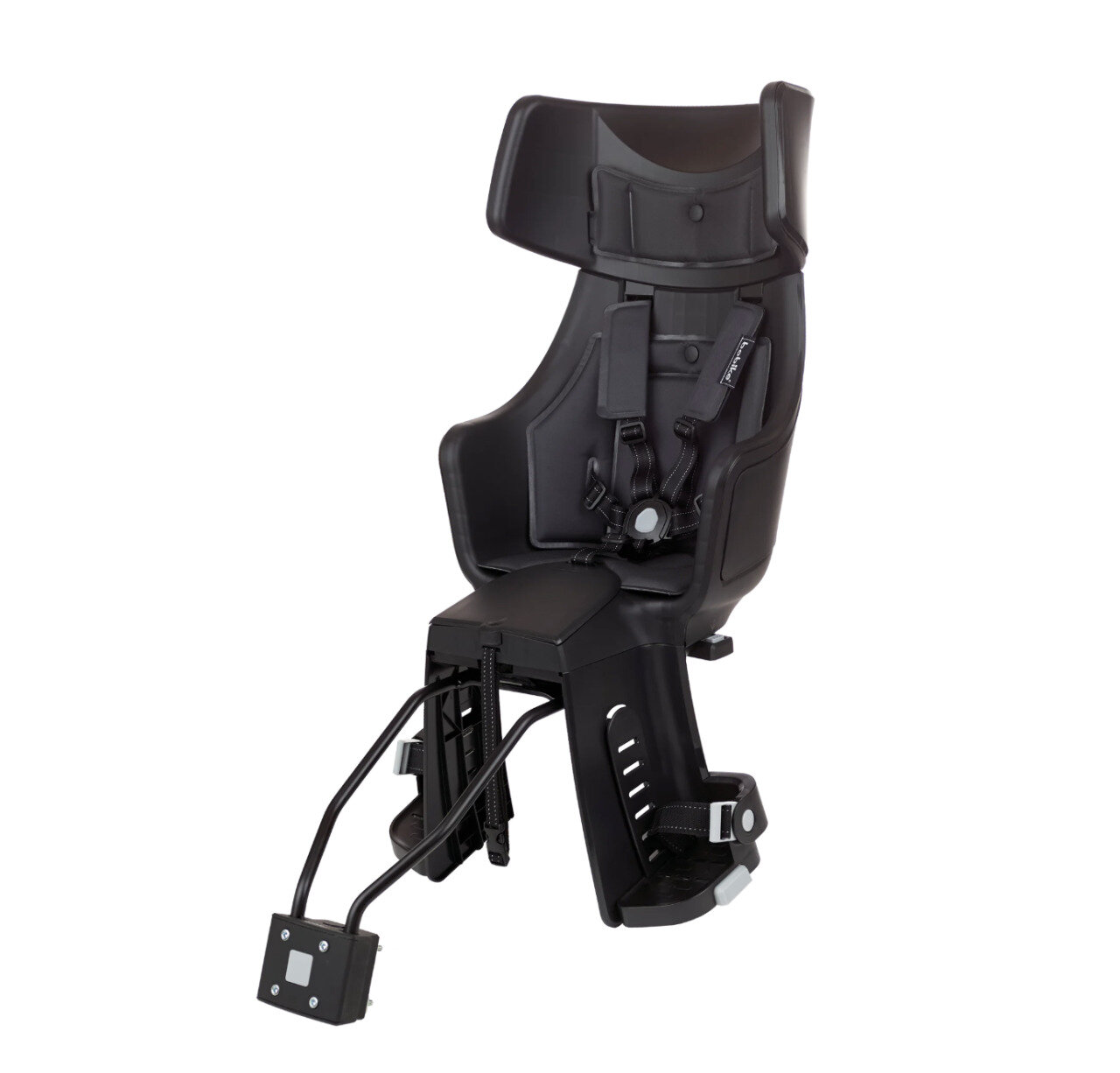 Детское кресло на раму Bobike Exclusive Tour Plus (2026) Черный