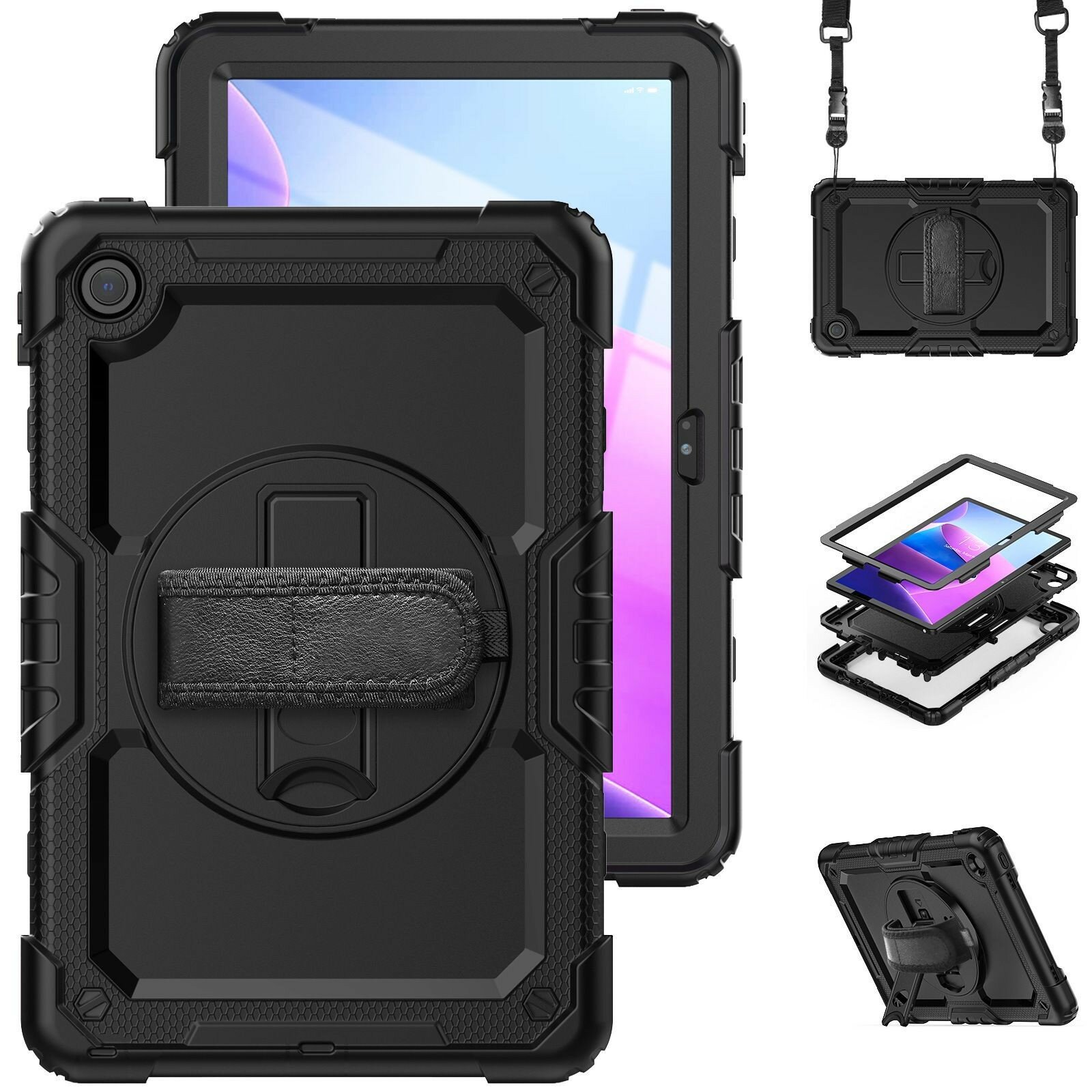 Чехол MyPads для Samsung Galaxy Tab A 8.0 2019 SM-T290 / SM-T295 с защитой и подставкой