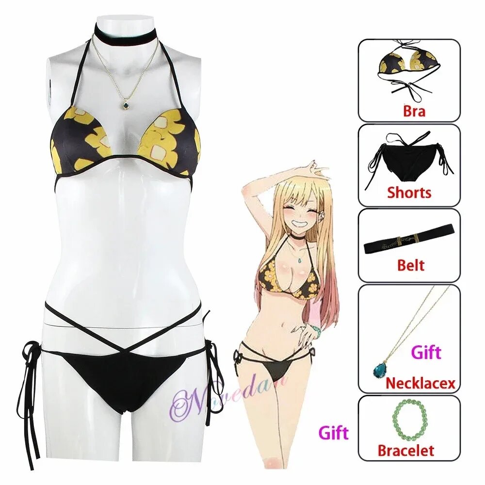 Косплей костюм Марине Китагава, купальник XL, Kitagawa swimsuit