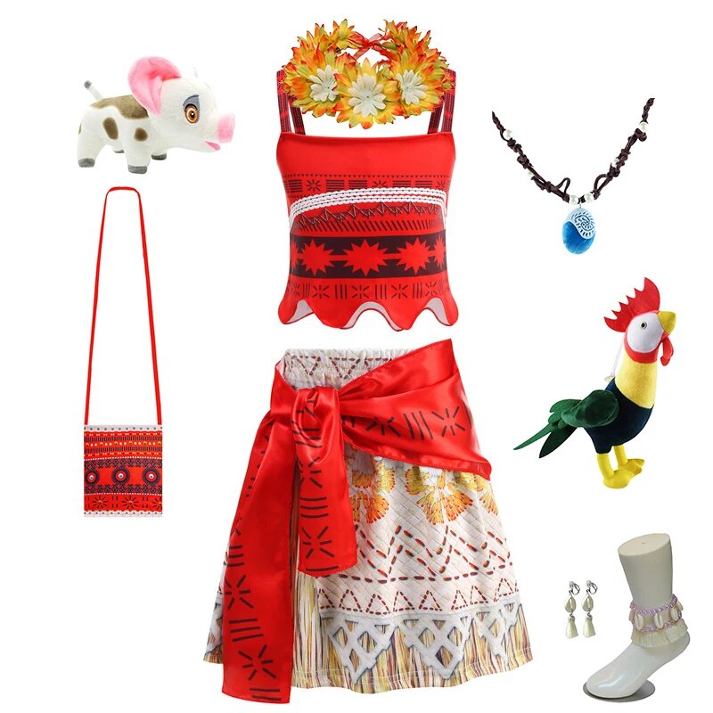 Платье принцессы Моаны Disney для девочек Size 120, Moana 08