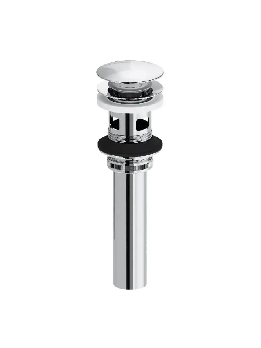 Донный клапан для раковины Damixa Pluto, полуавтоматический, цвет хром