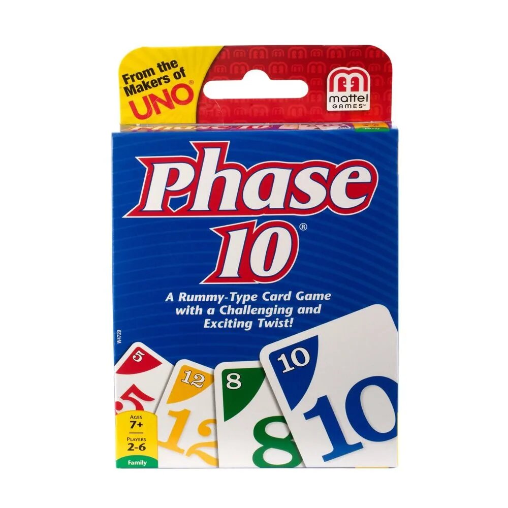 Phase 10 Комплект настольных карточных игр для всей семьи и для компании