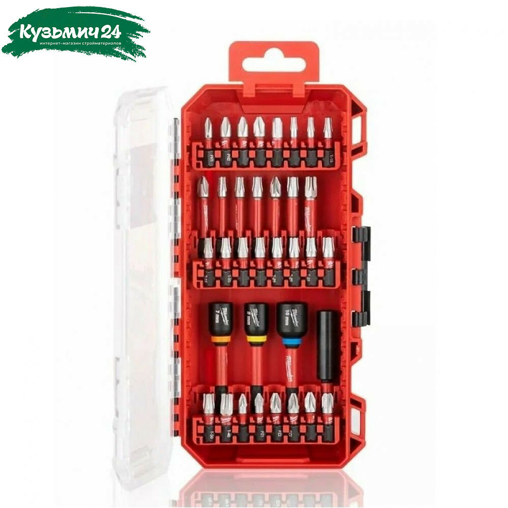 Набор бит Milwaukee Shockwave 35 пр. 493249203