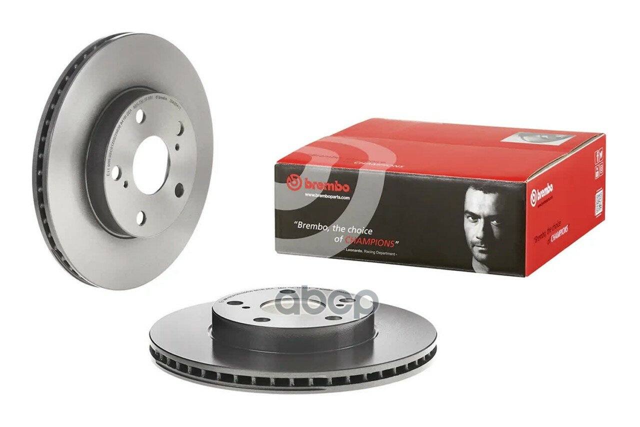 ( 09. A864.11 ) Тормозной диск Toyota Auris (2007-) F Brembo арт. 09A86411