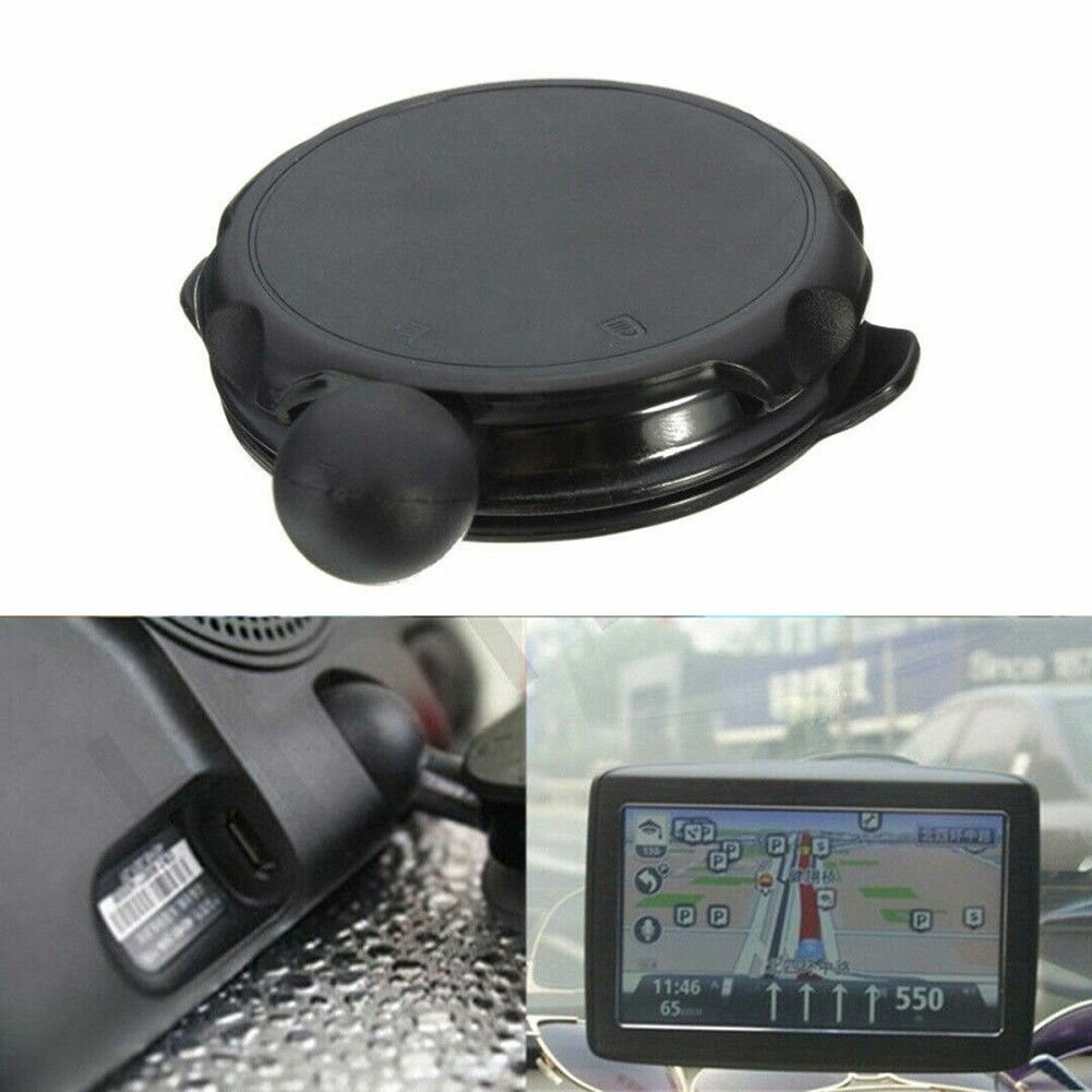 Держатель на присоске для GPS TomTom — крепление на лобовое стекло для GO/Via/Start, плоское основание, черный