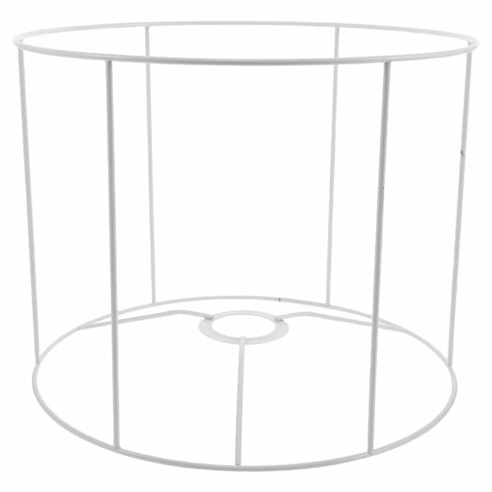 Белый металлический каркас для абажура из железа, для ламп с цоколем е27