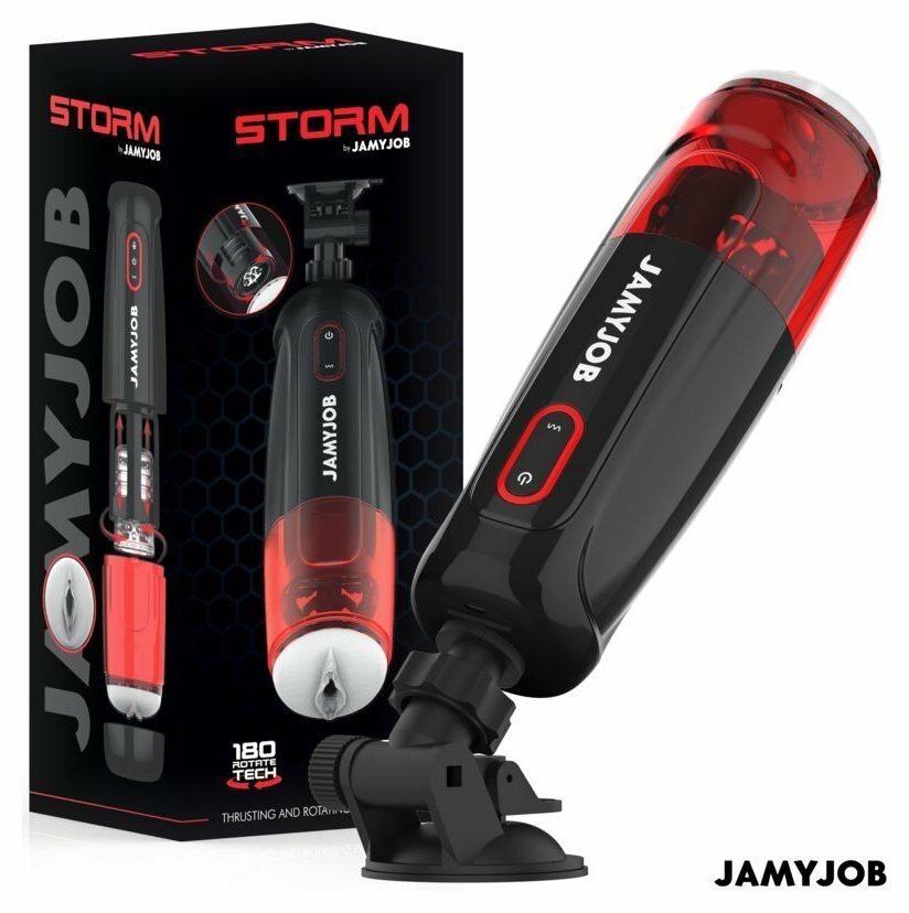 Автоматический мастурбатор-вагина с режимами вращения и всасывания JAMYJOB