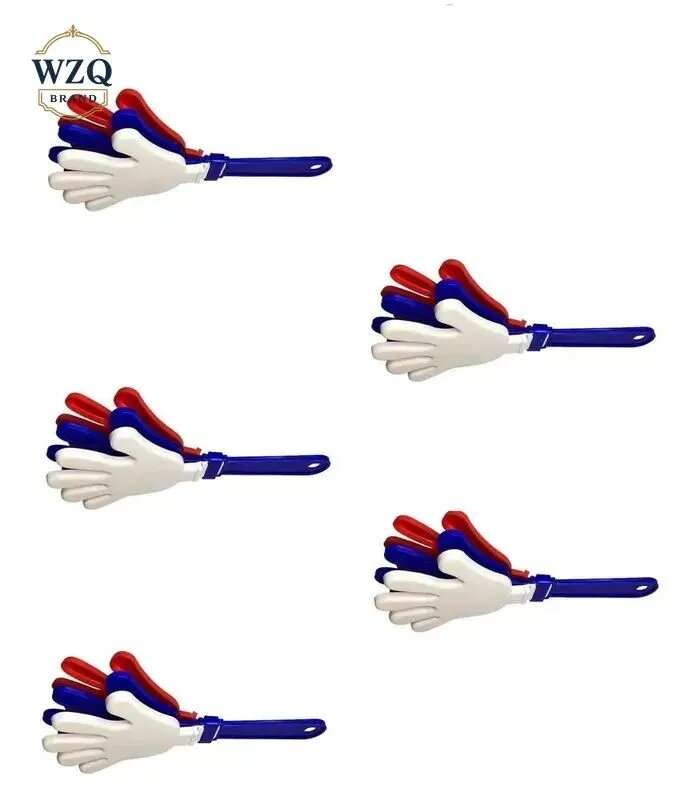 Набор болельщика - Устройство для аплодисментов - ладошки, 28 см, 5 шт триколор