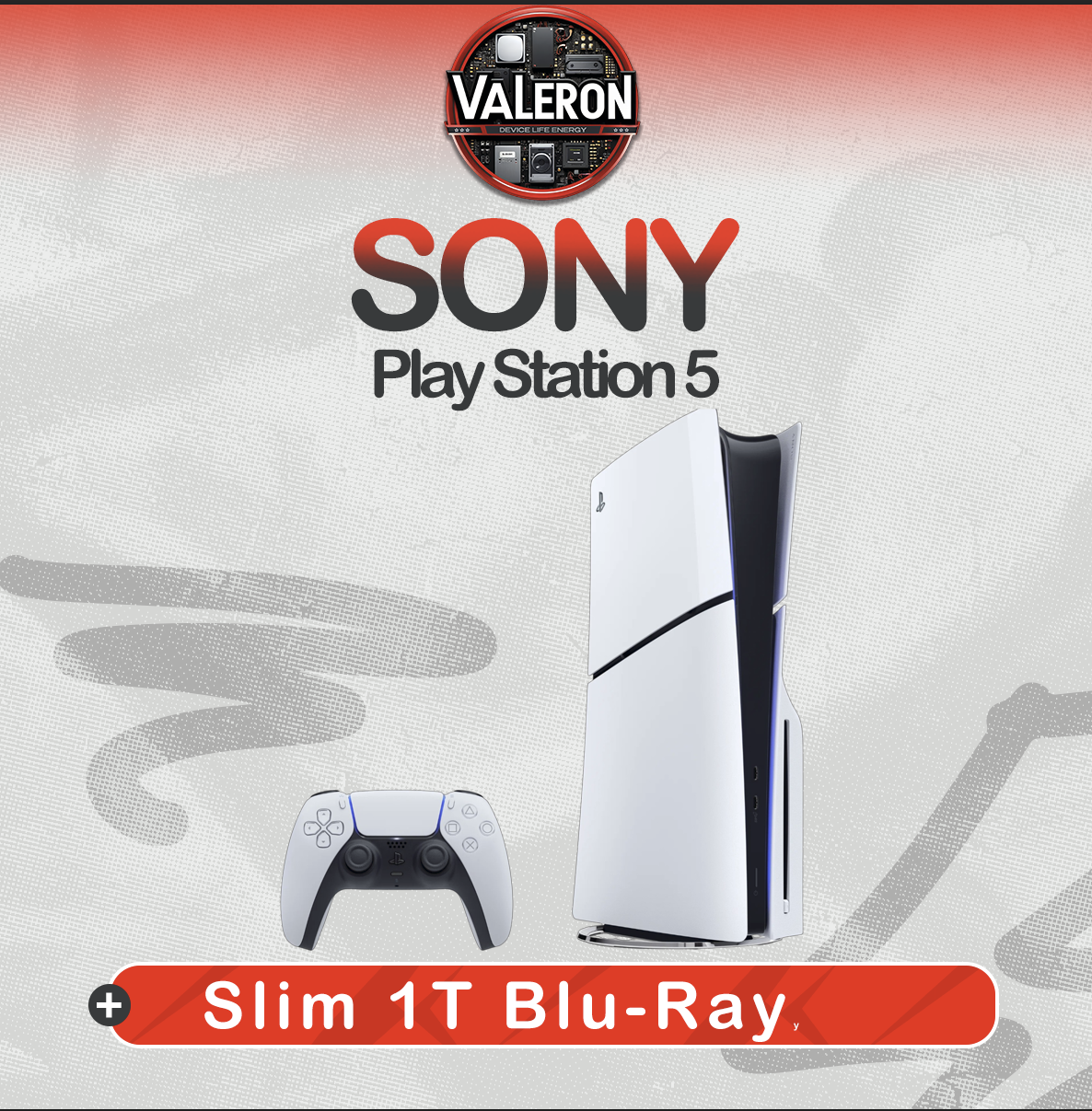 Приставка игровая SONY Play Station 5 Slim 1000 gb Bluray без игр