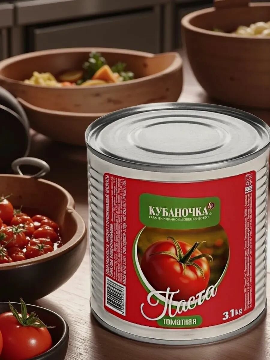 Томатная Паста Кубаночка 3кг
