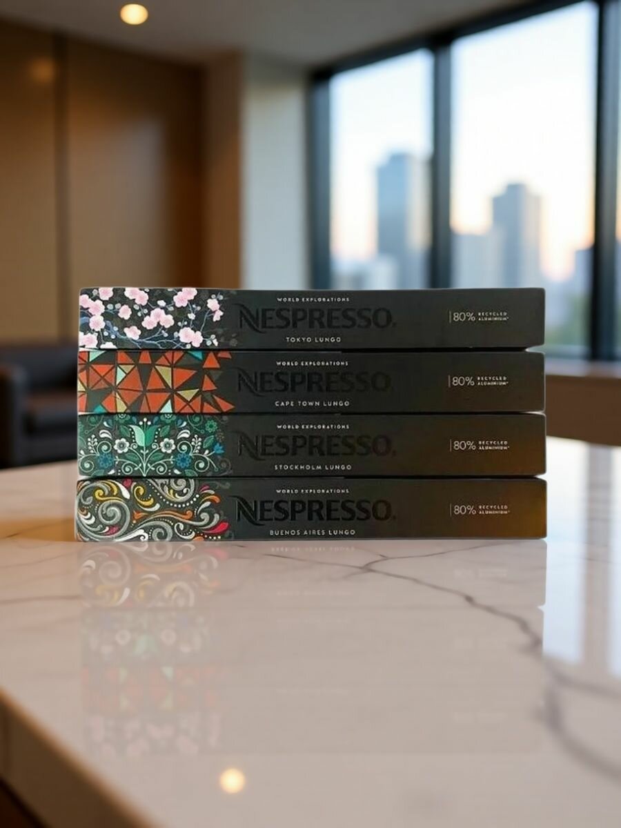 Кофе в капсулах Nespresso World Explorations Lungo Mix - 2 - 40 капсул