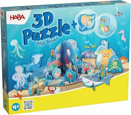 Пазл для детей Haba - 3D-Puzzle Play World: Underwater - Подводный мир,36 эл. - 1307179001