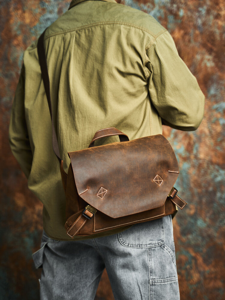 Джиббитсы для сумки кросс-боди  Мужская кожаная сумка Crossbody