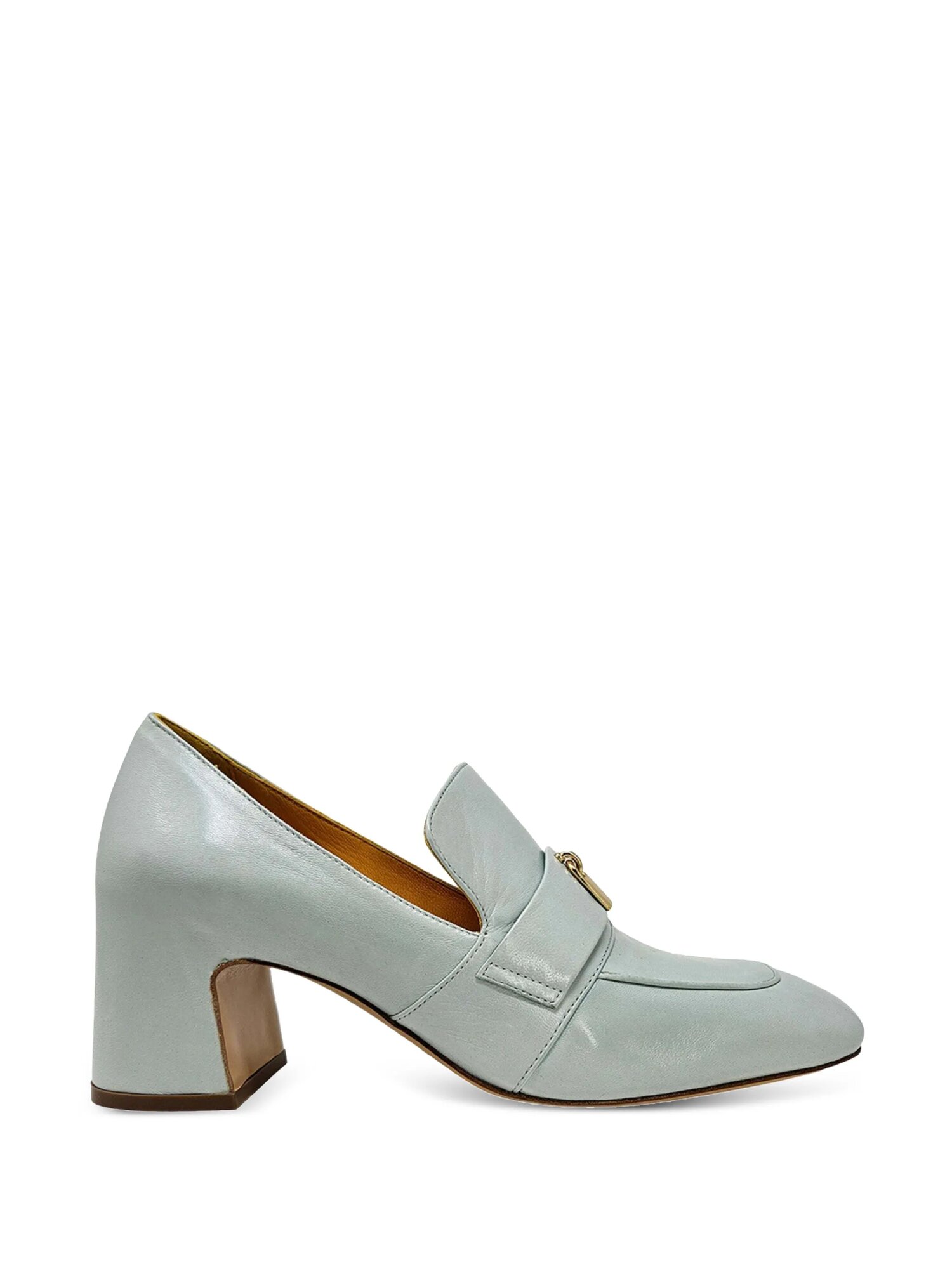 Лоферы Lock-detail heeled loafers
