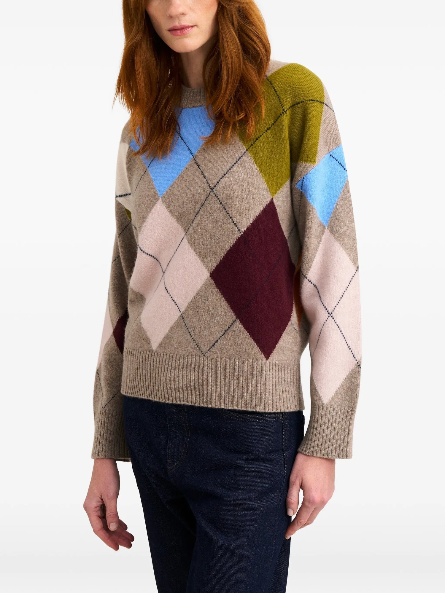 Свитер Pringle Of Scotland, размер 50, , разноцветный — фото 1