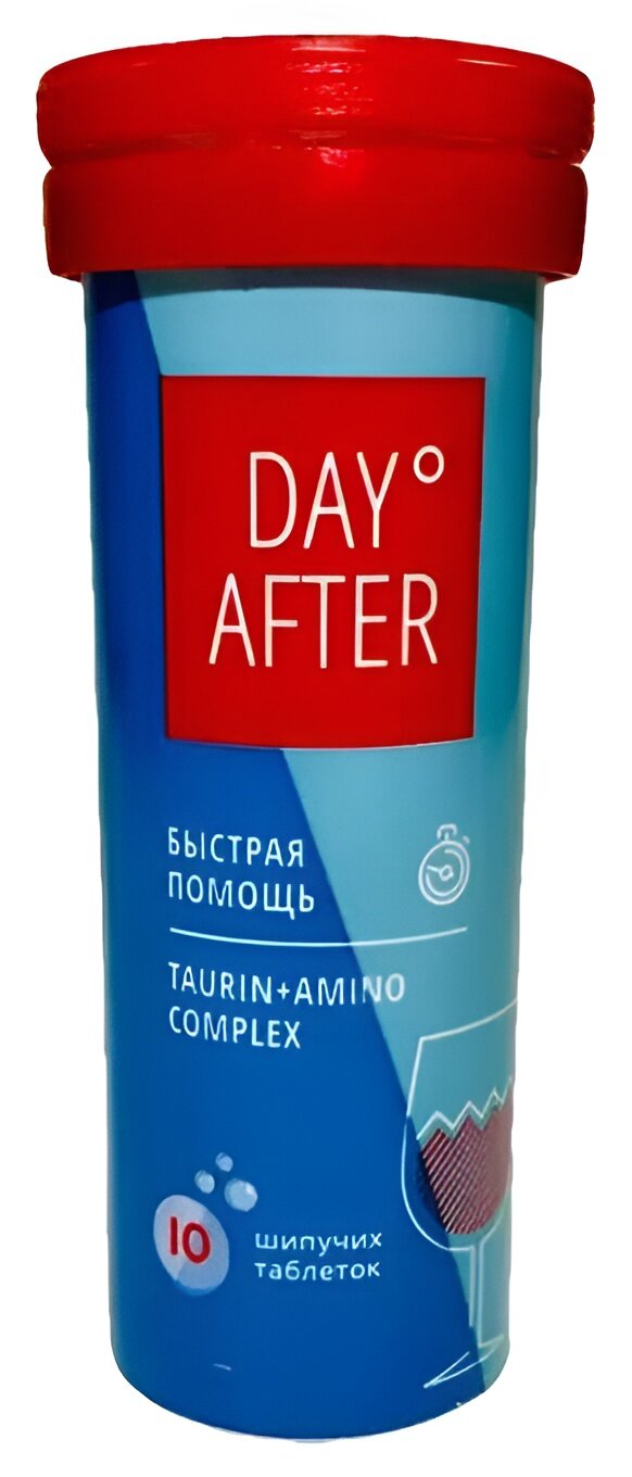 Шипучие таблетки Pez Production "Day After", для тонуса организма, 10 шт.