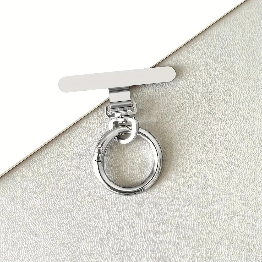 1 шт. Зажим-крепление для шнурка для телефона из нержавеющей стали 360 ° Вращающийся чехол для 3