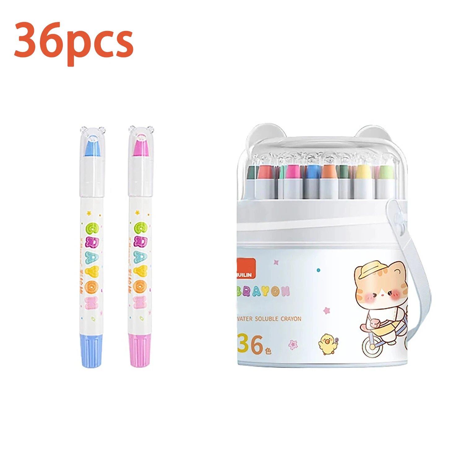 Гелевые карандаши пастельные 48 цветов 36 color