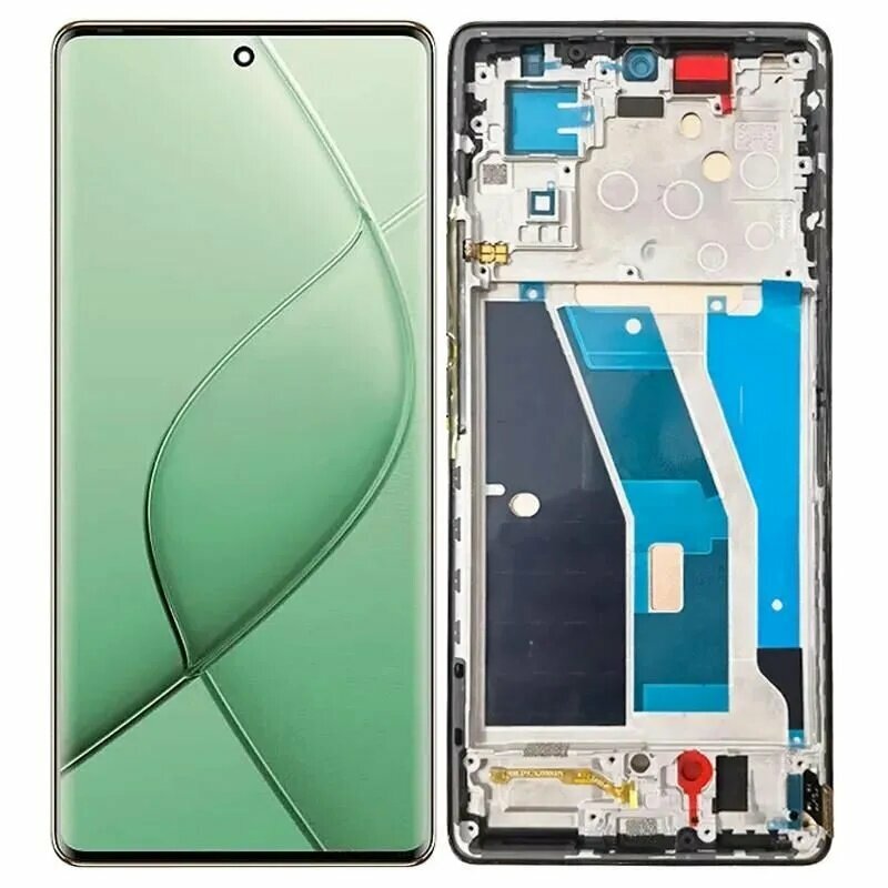 (AMOLED) Дисплей(экран) для Tecno Spark 20 Pro Plus (Техно Спарк 20 Про +) в сборе с тачскрином рамкой (Оригинал) , KJ7