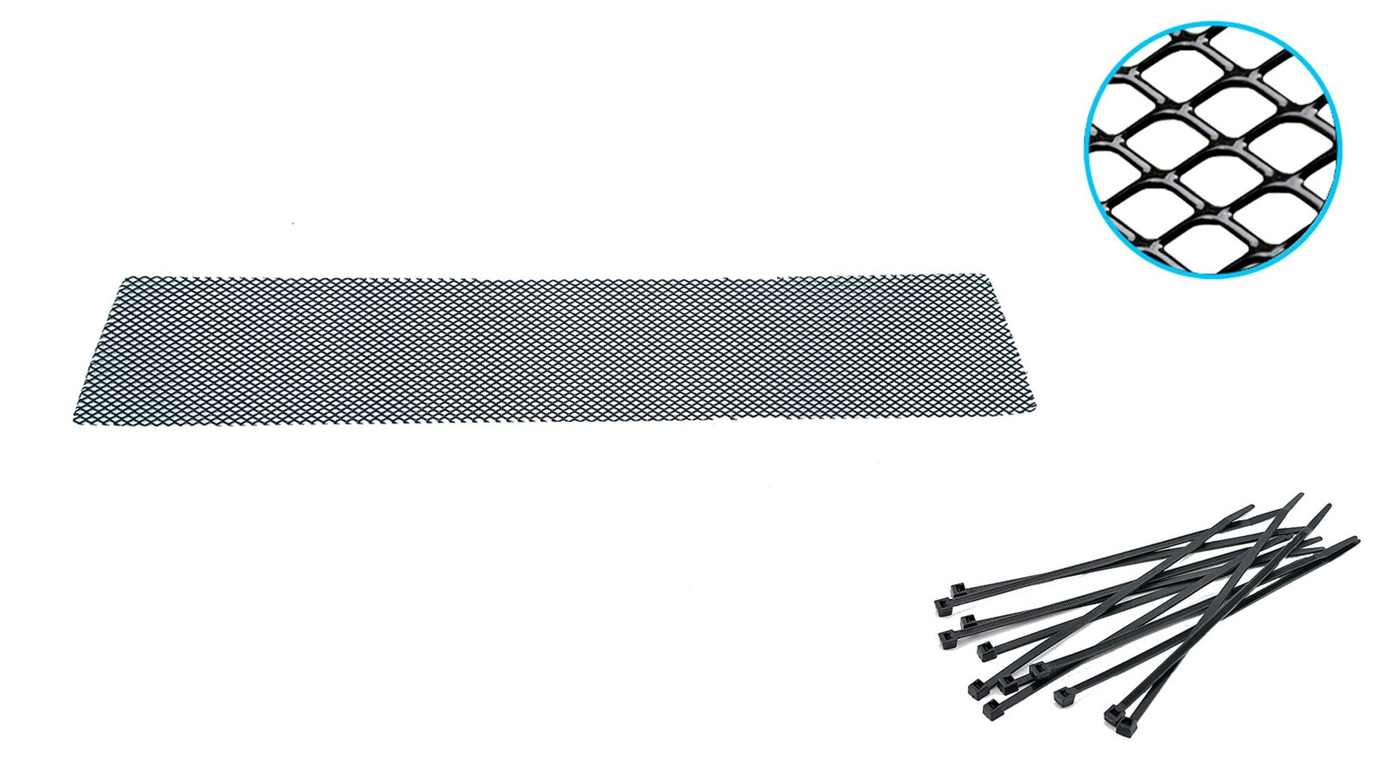 Защитная сетка радиатора для MITSUBISHI L200 2015-2019 (V), 1шт