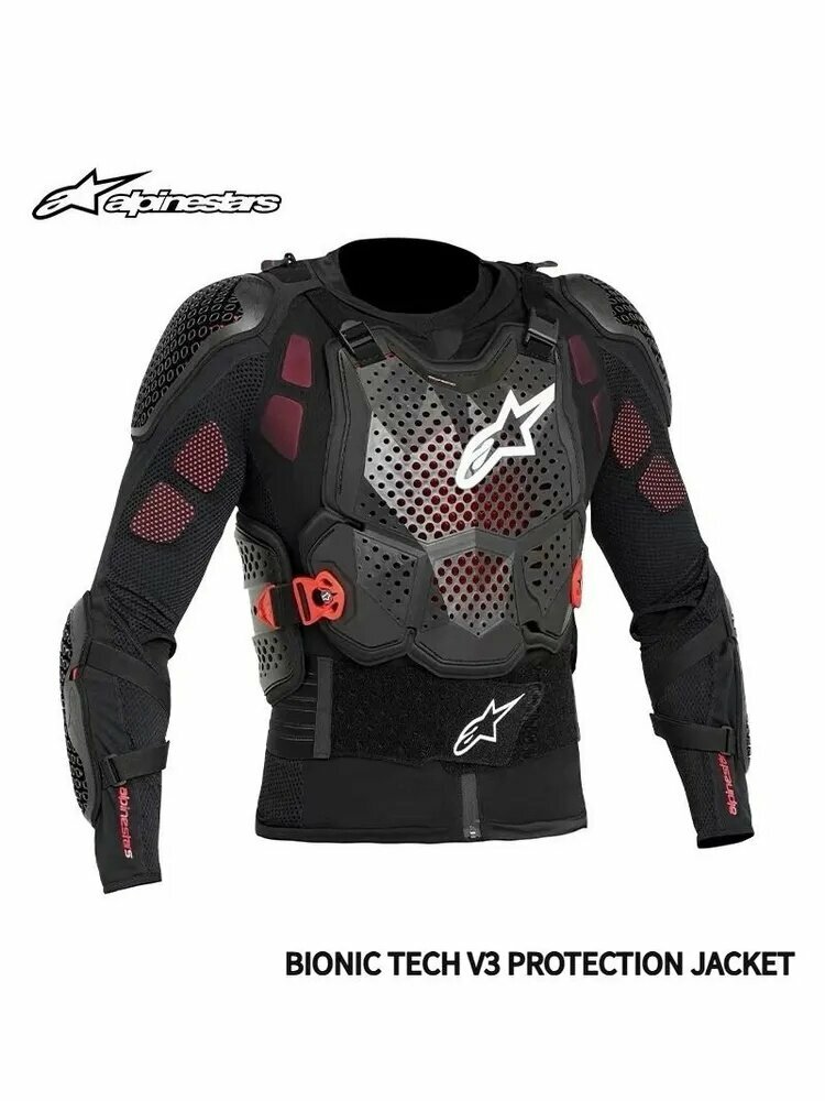 Alpinestars Защита спины, размер: XXL, цвет: черный матовый