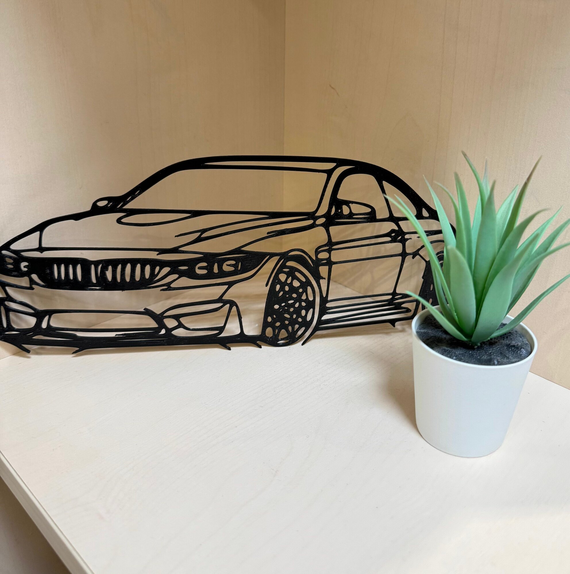 Панно Спортивный автомобиль BMW , настенное декоративное изделие