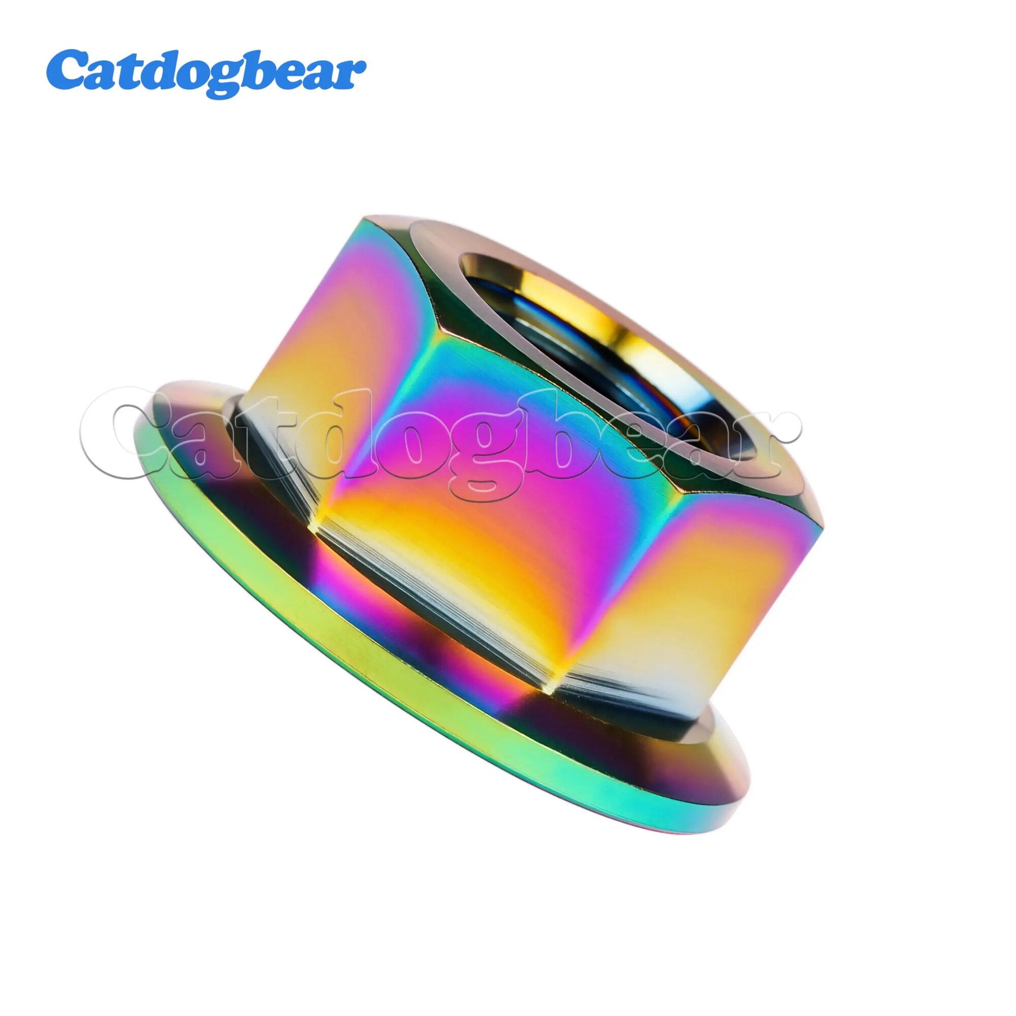 Титановые гайки Catdogbear M5-M16 М8, Rainbow