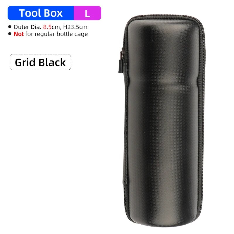 Чёрный чехол для бутылки Deemount Tool Box L