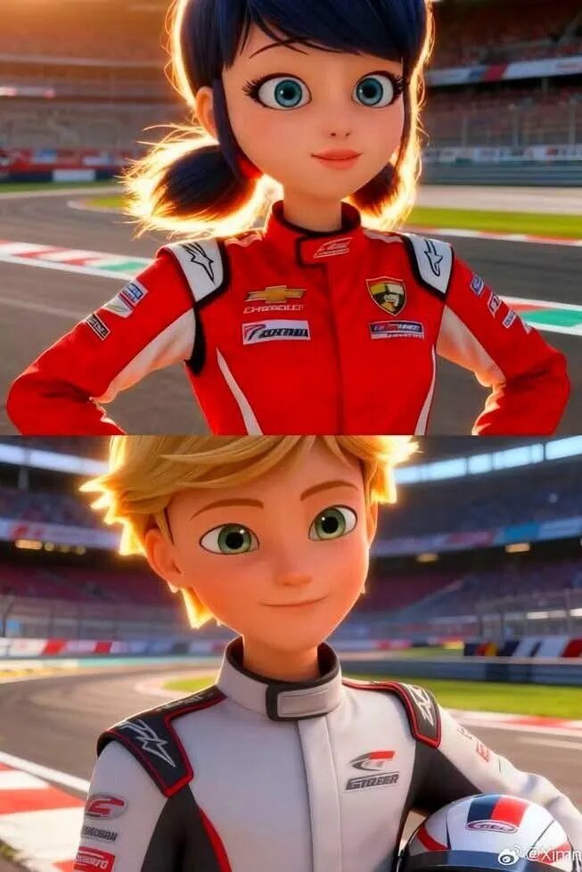 Алмазная Картина "Мультфильмы Леди Баг" 30х40 См Алмазная Вышивка / Картина Стразами Подарков