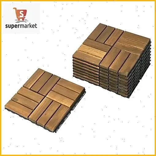 Штучный паркет из дуба 0.3 метра, 9 штук. Натуральный коричневый цвет, для дома и офиса.