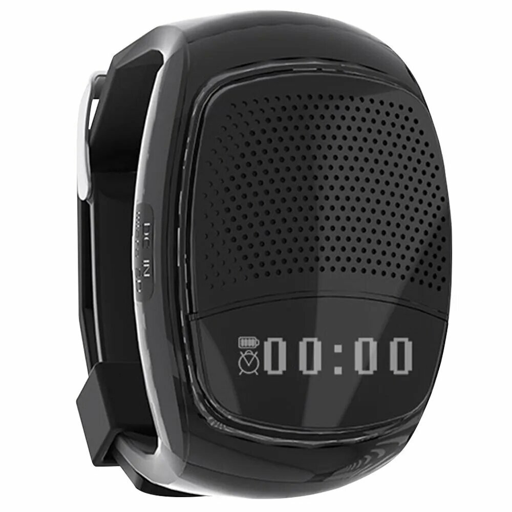 Беспроводная Bluetooth-колонка для велосипеда на запястье с дисплеем, черная