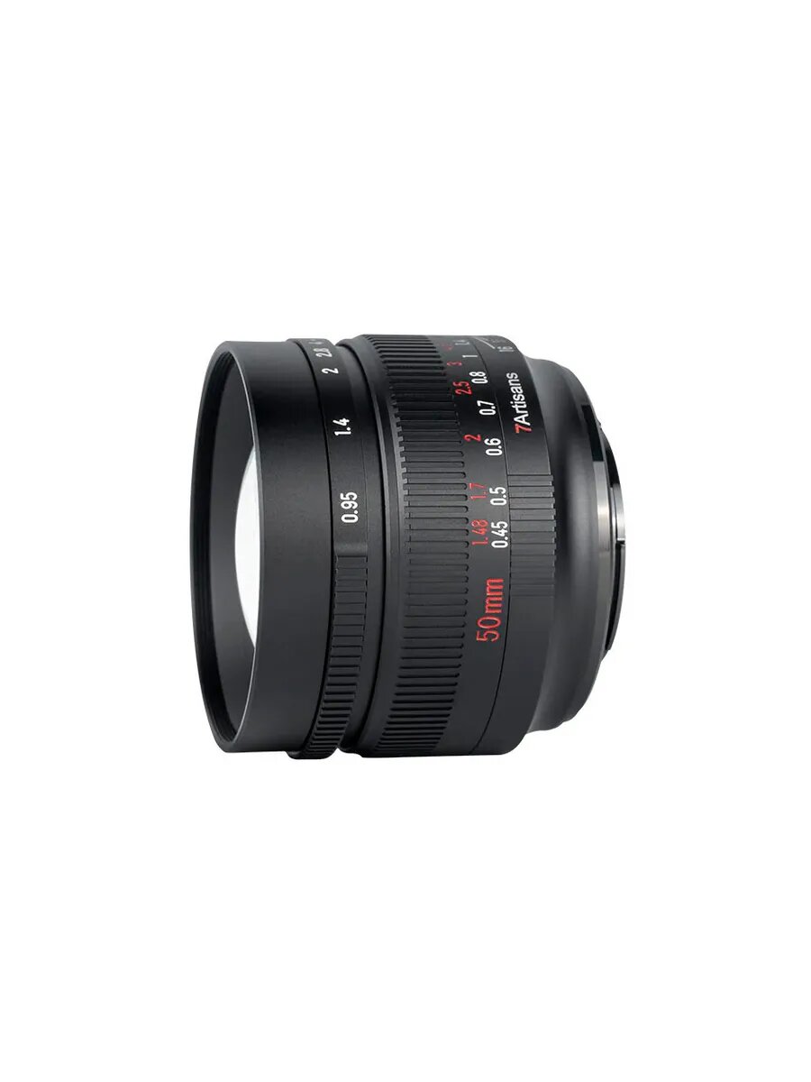 Объектив 7Artisans 50mm f/0.95 Canon RF для матрицы APS-C, светосильный, ручная фокусировка