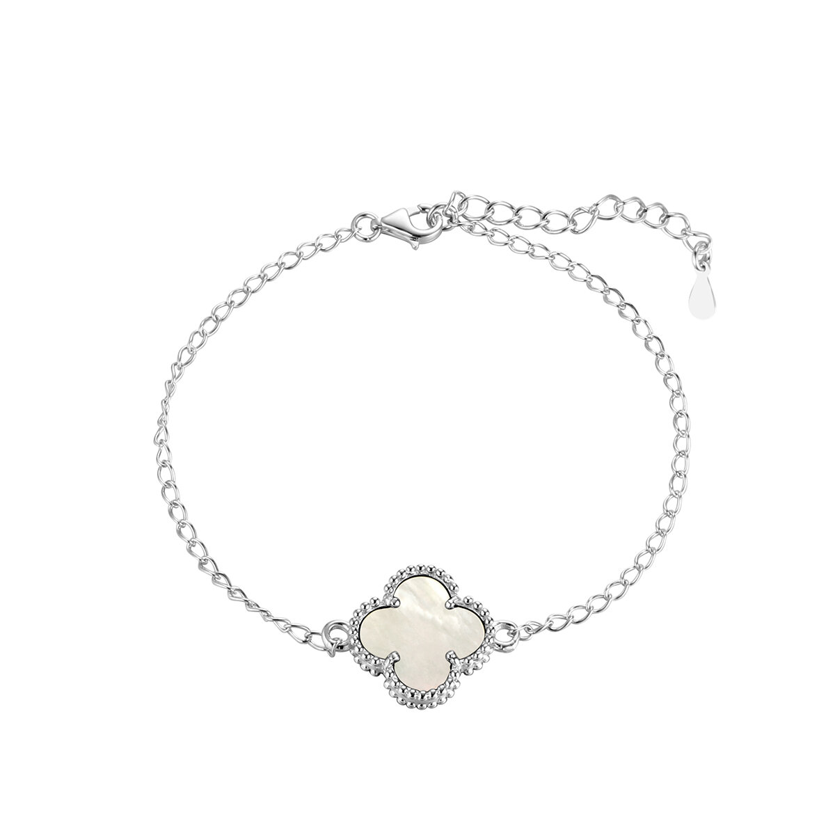 Браслет, серебро, 925 проба, перламутр