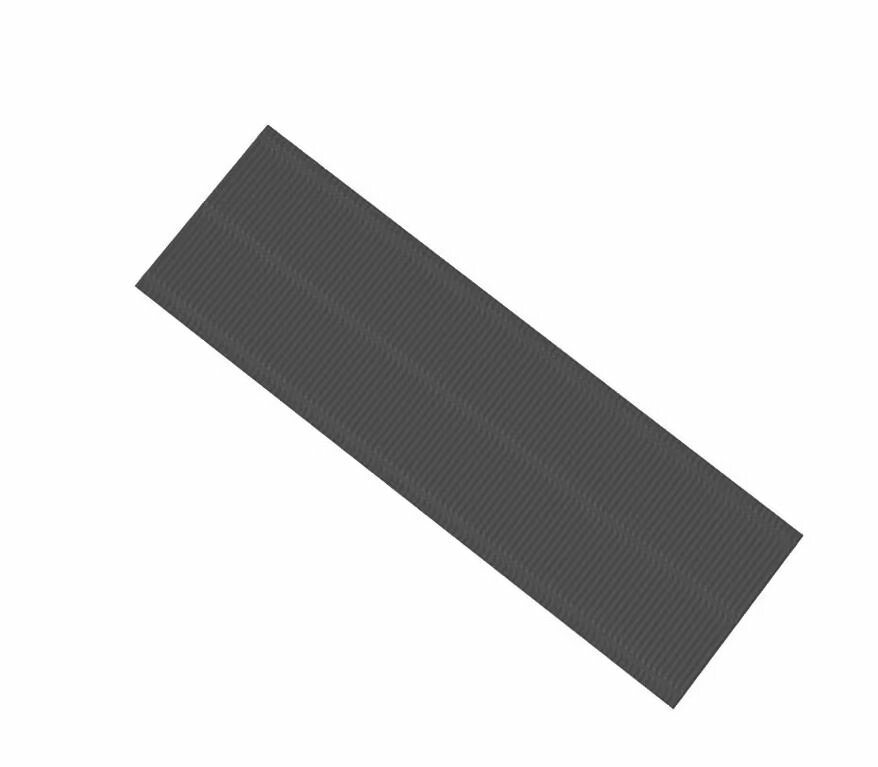 BRAAS Желобок ендовы с крепежными скобками (6шт) 1450х500мм серый (графит)