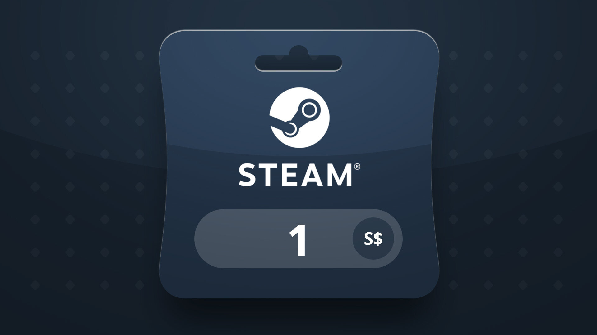 Steam Wallet SGD 1 Подарочная карта • регион Весь мир • цифровой ключ