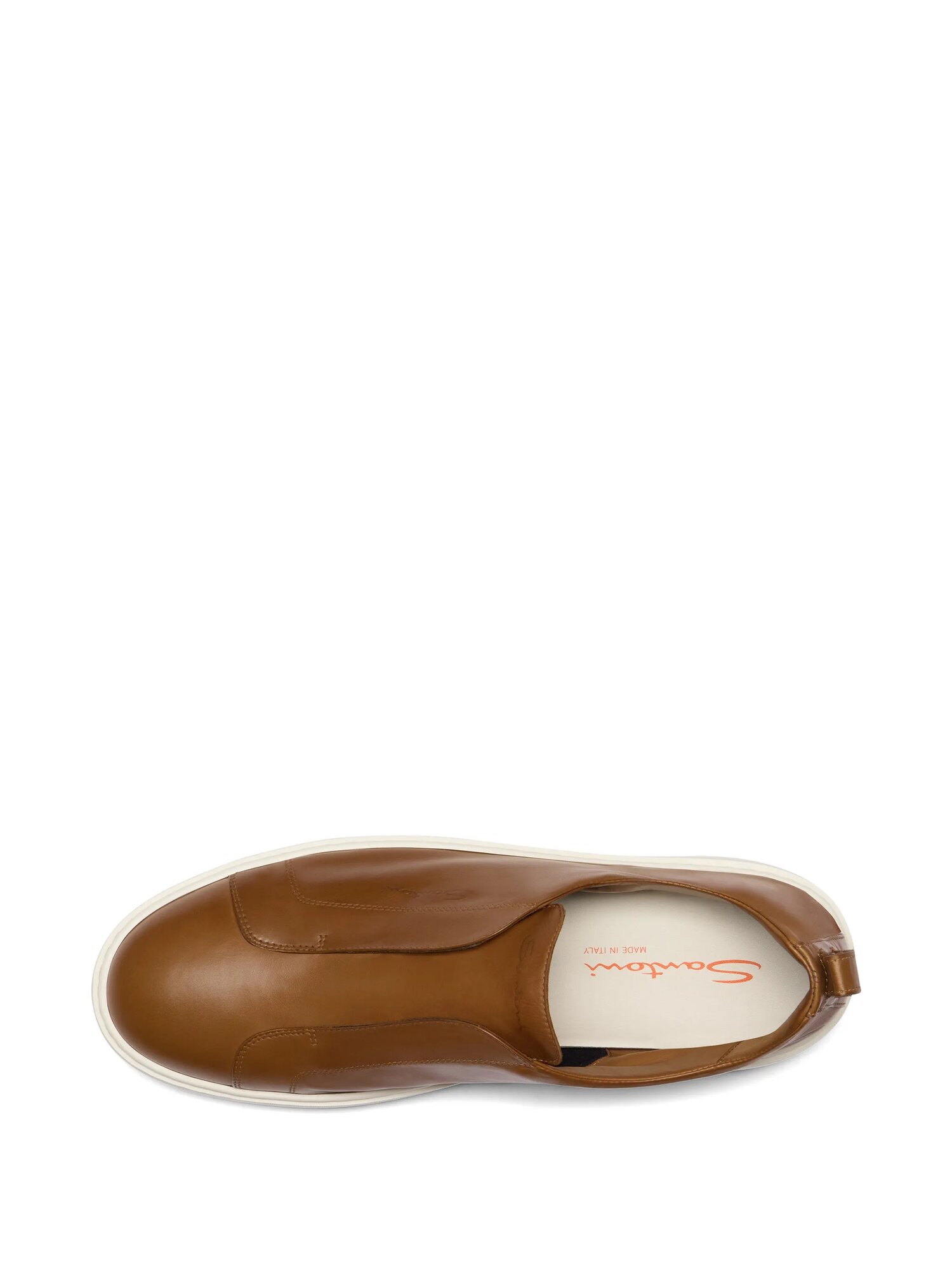 Кроссовки Santoni, размер 44-44.5, коричневый/серый/оранжевый — фото 1
