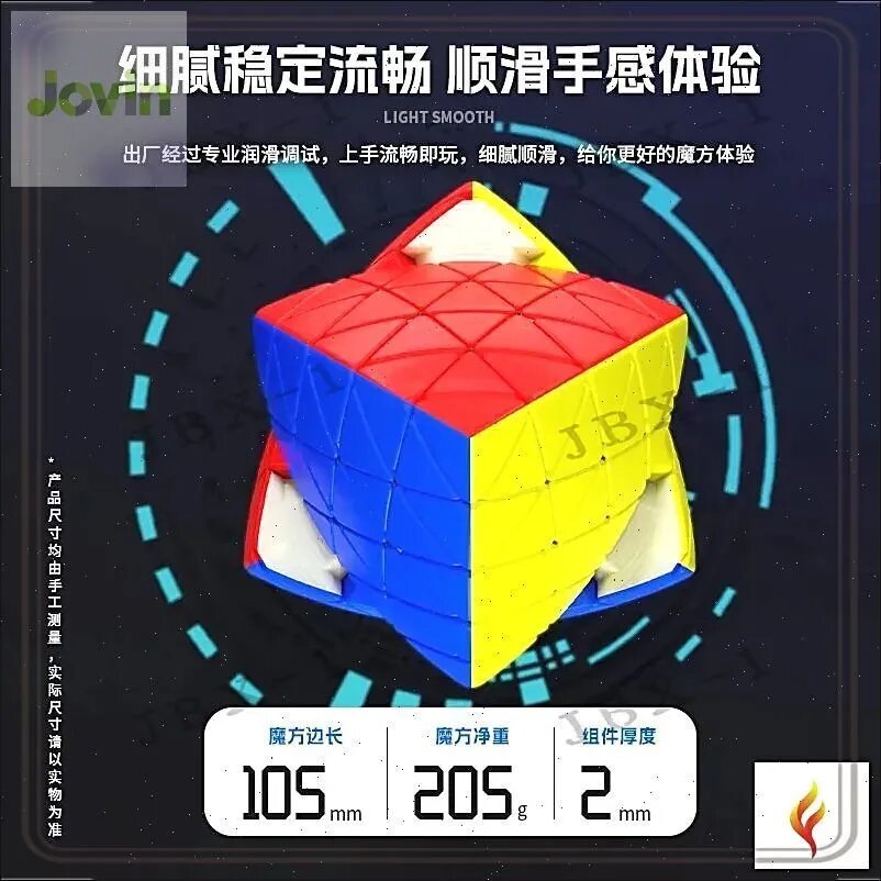 Головоломка ShengShou 6-LAYERS PYRAMINX пирамидка 6x6 для детей от 7 лет из пластика в коробке — фото 1