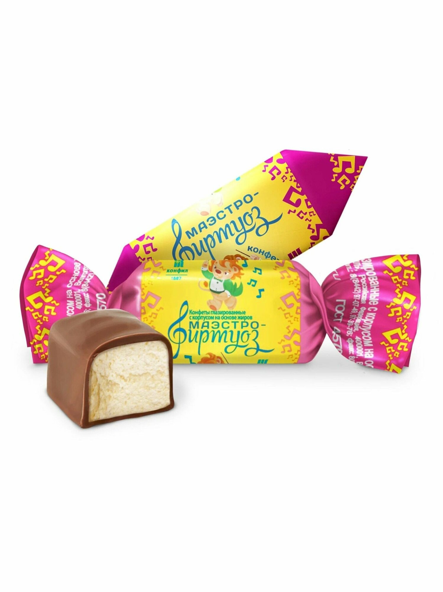 Конфеты глазированные шоколадные Маэстро - Виртуоз 1кг