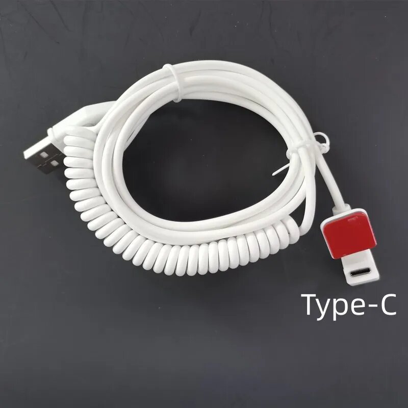 Кабель Type-C, белый, противоугодный
