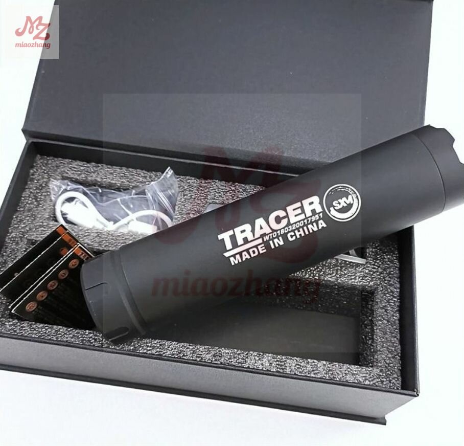 Металлическая трассерная насадка (эффект огня, дыма, подсветка трассерных шаров) на гидробольное оружие Орбиган