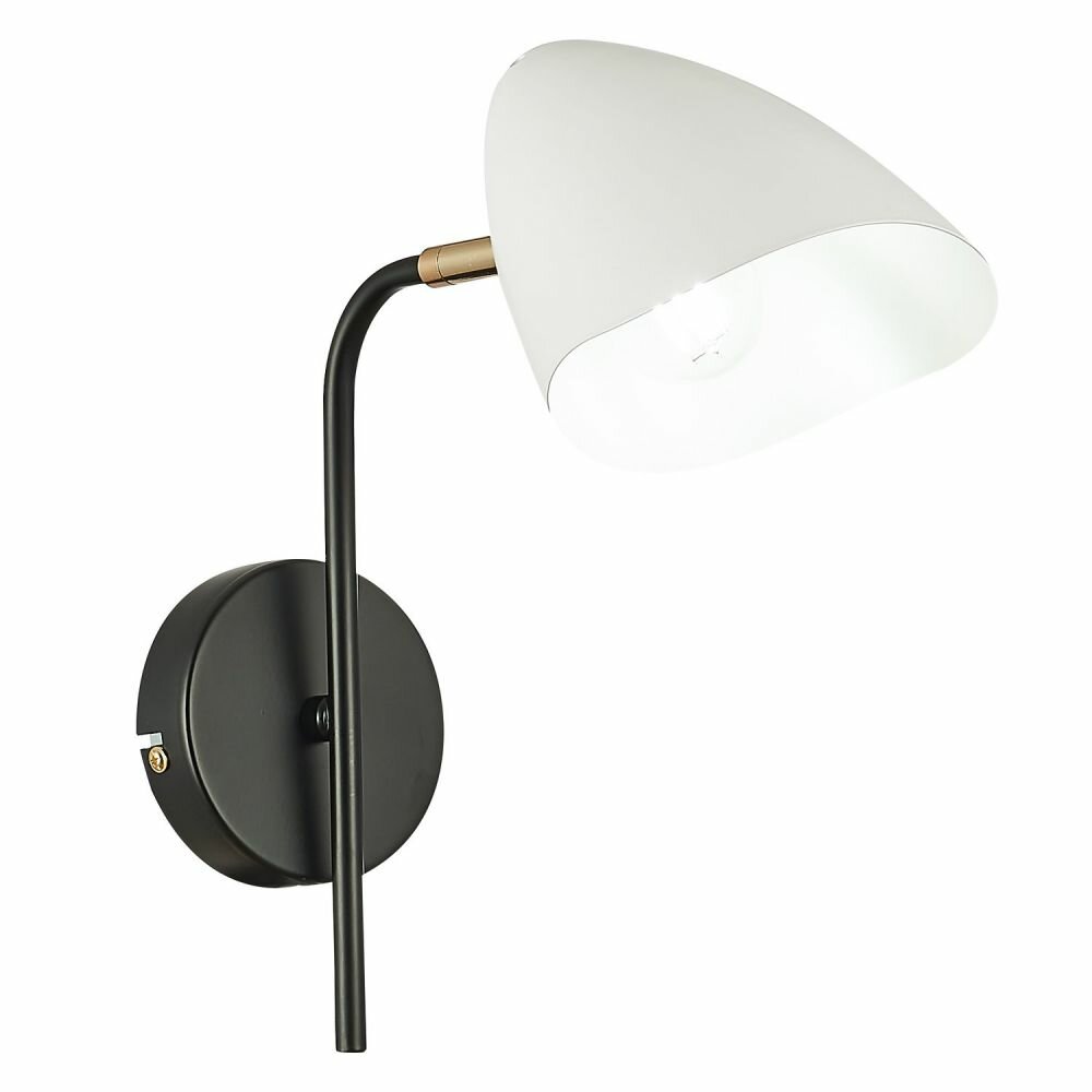 SLE103601-01 ST-Luce Светильник настенный Черный, Золотой/Белый E14 1*40W.