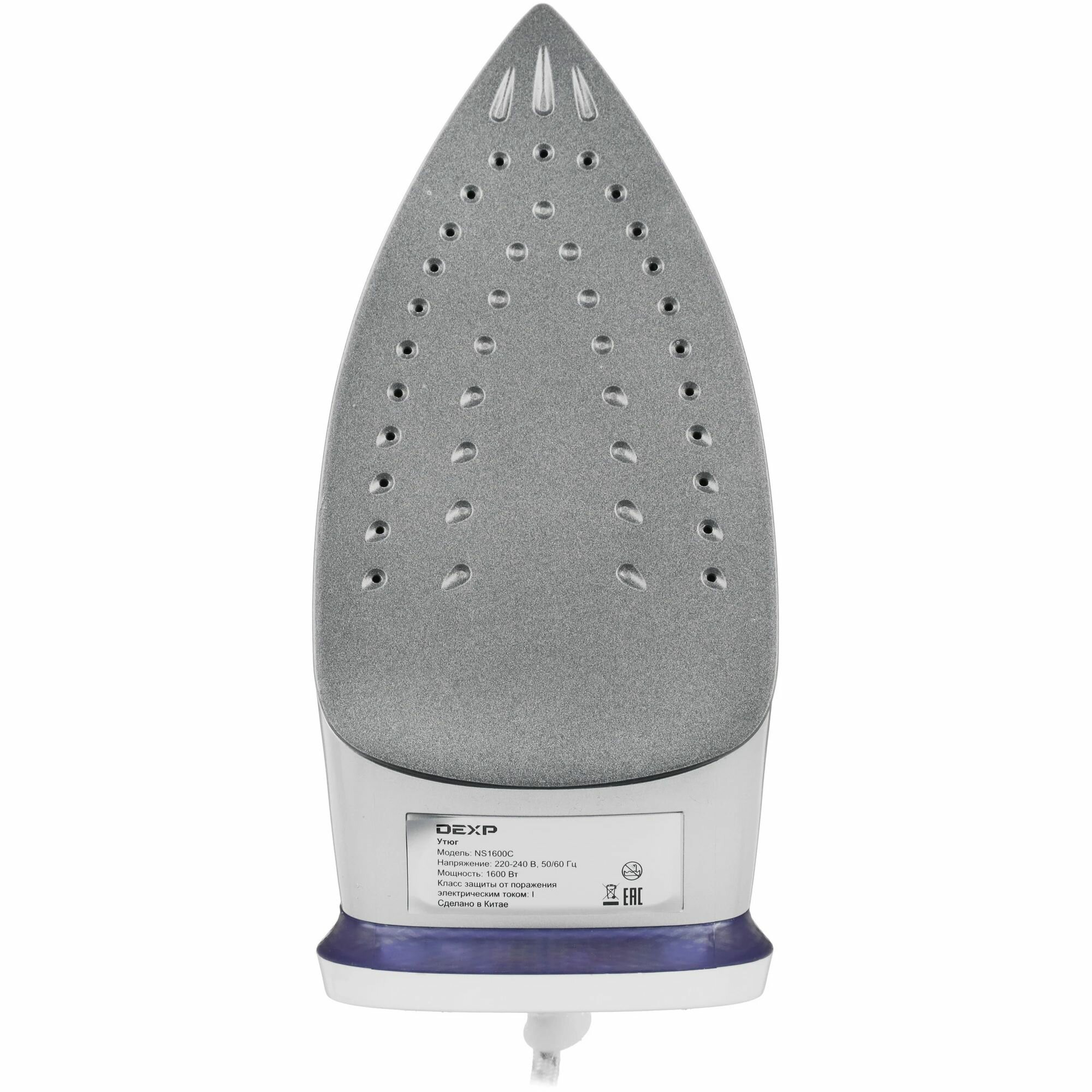 Утюг DEXP NS1600C белый — фото 1