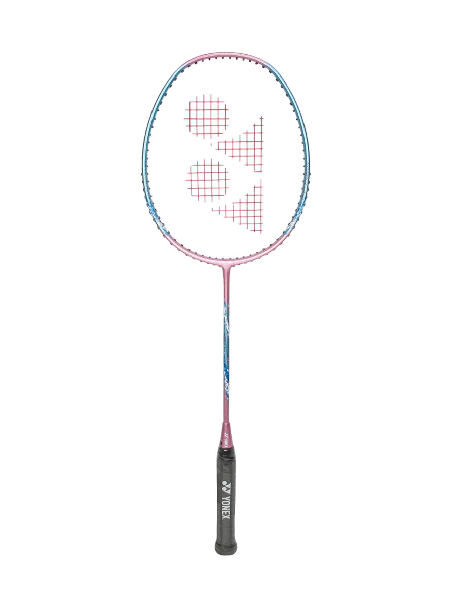Ракетка для бадминтона Yonex Nanoflare 8S с натяжкой, Pink/Cyan, 4U/5G