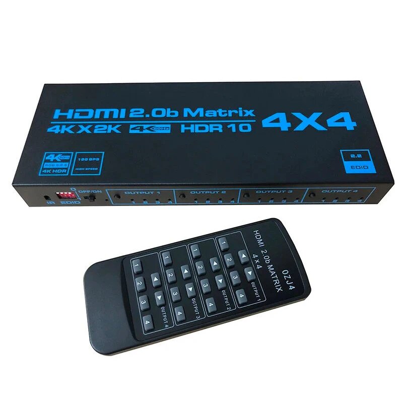 HDMI матричный переключатель 4x4 oeny with AU Plug