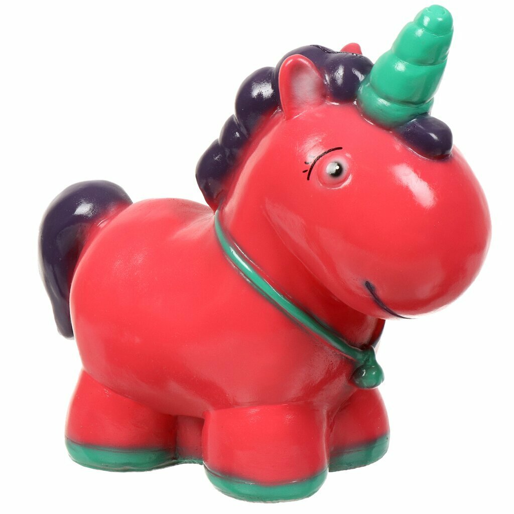 Копилка Единорог из гипса 29х32 см, декоративная фигурка для накопления денег, стильный предмет интерьера, Россия, арт. 388