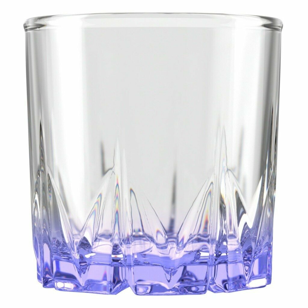 Стакан Декостек Микс 200 мл, стеклянный низкий рокс для виски, воды и сока, универсальная посуда для кухни, 952/1-Н9